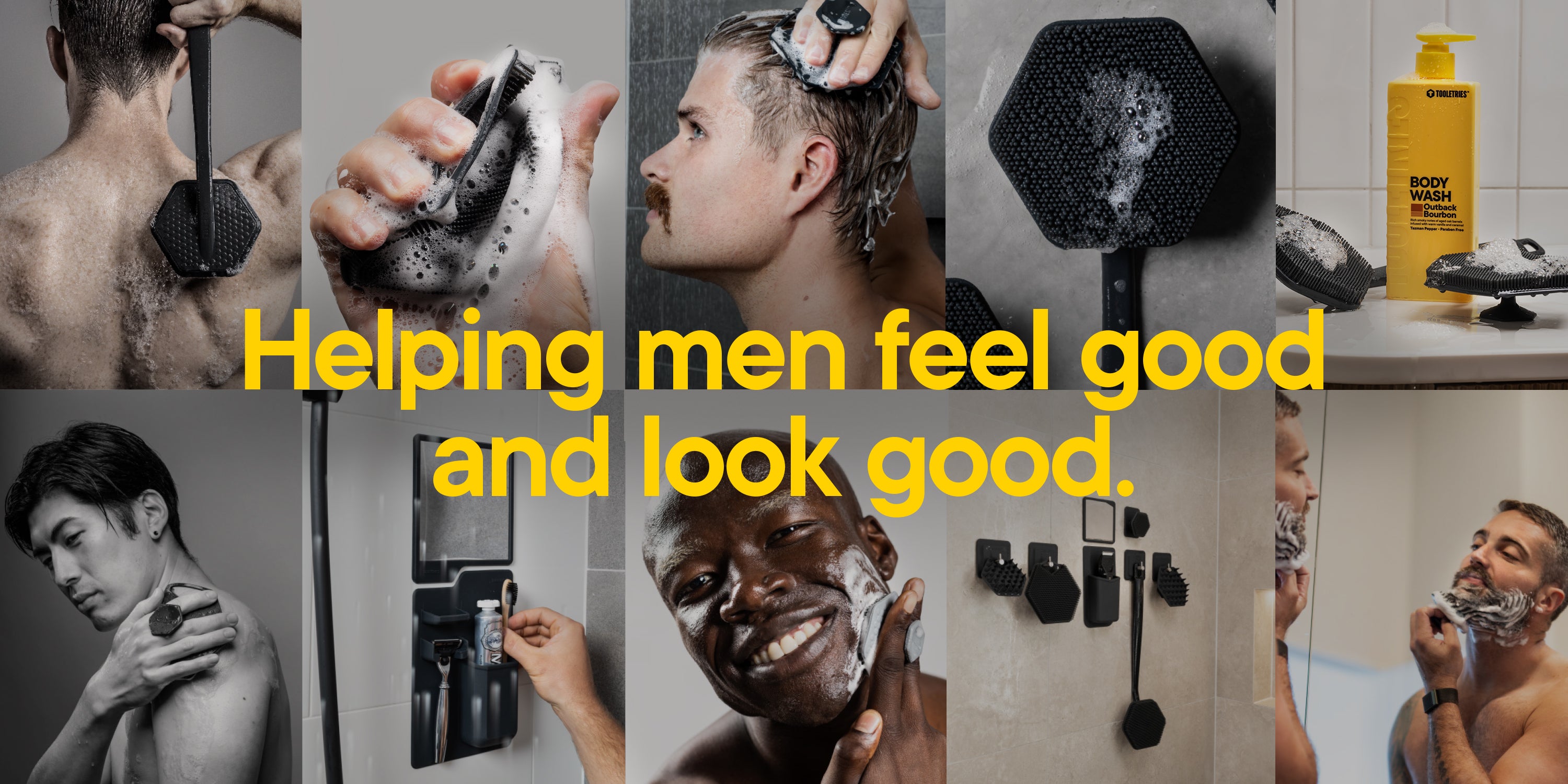 TOOLETRIES™ Official Website | Men's Grooming Tools + Shower Org.