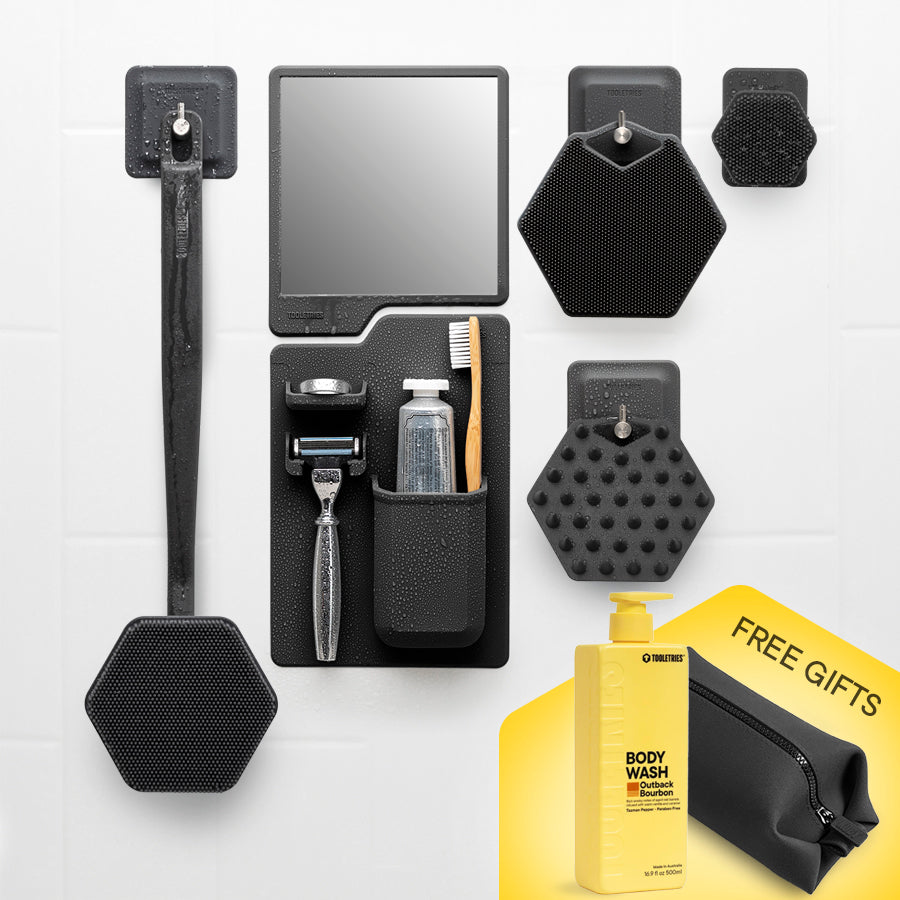 Silicone Grooming tools and personal care products for men.